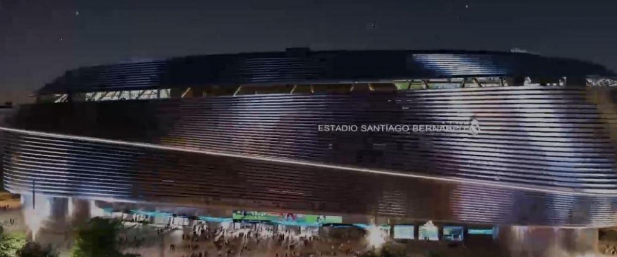 El alucinante vídeo del multifuncional e innovador nuevo Bernabéu y su césped retráctil