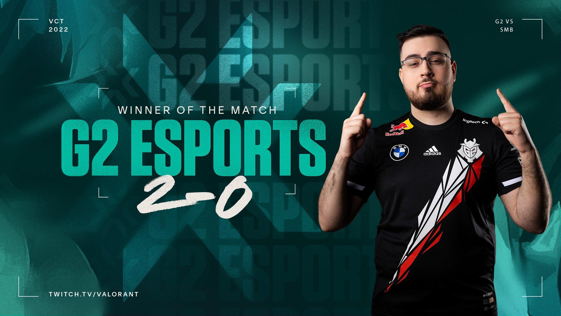 G2 Esports suma su primera victoria en la VCT Challengers