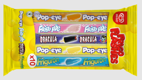 Frigo lanza Frigo Flashes, helados de sabores de los 80