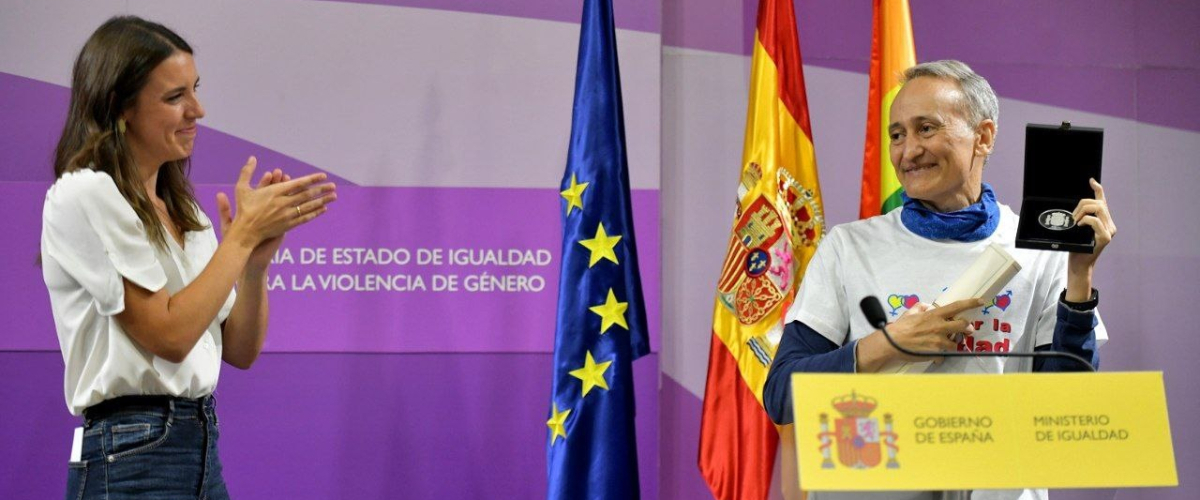 El Gobierno premia a Miguel Ángel Sánchez, activista de los derechos LGTBI