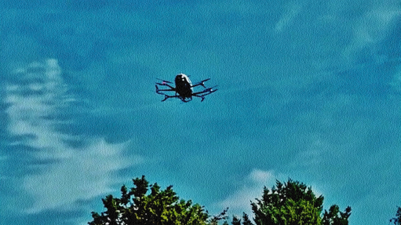 Así es el 'megadron' EH216 de la Policía Nacional