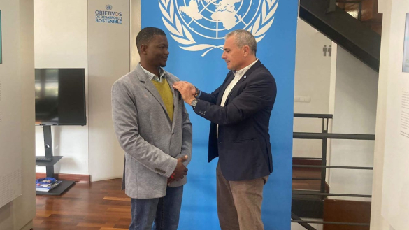 Yiboula Emmanuel Bazie, presidente del Foro Internacional Euroafricano ...