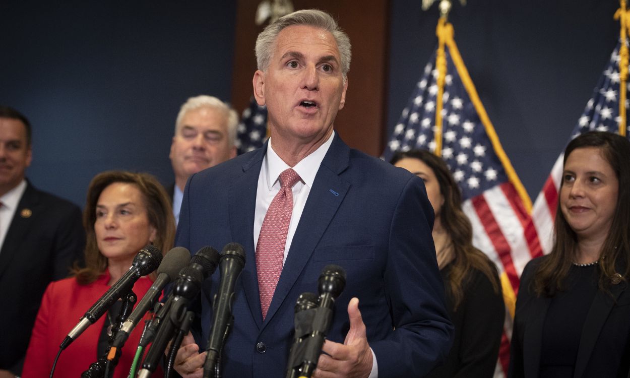 McCarthy, elegido presidente de la Cámara de Representantes después de ...