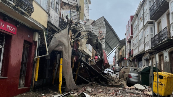 El temporal provoca numerosos problemas en Galicia