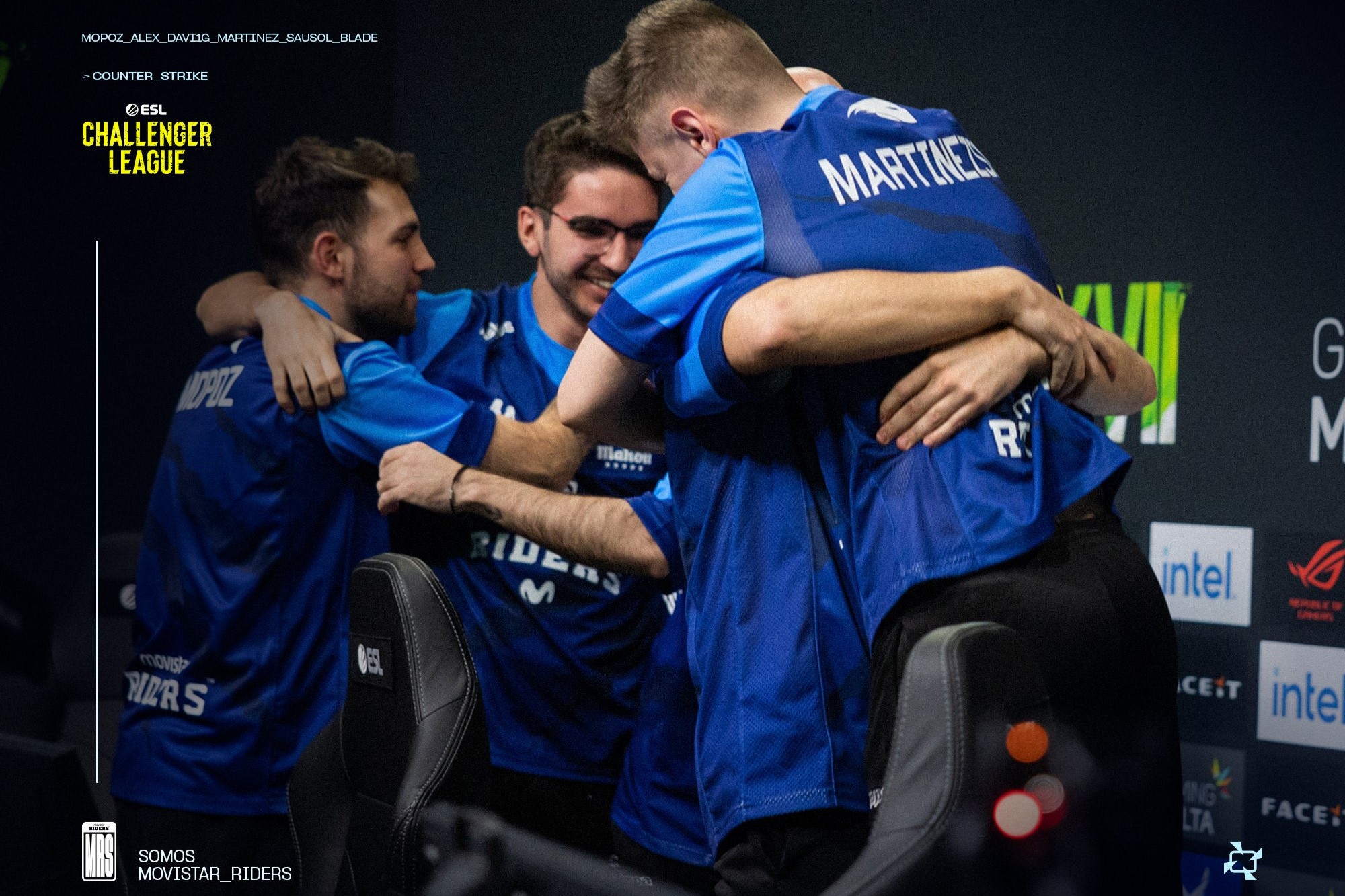 Movistar Riders pica en el anzuelo de B8