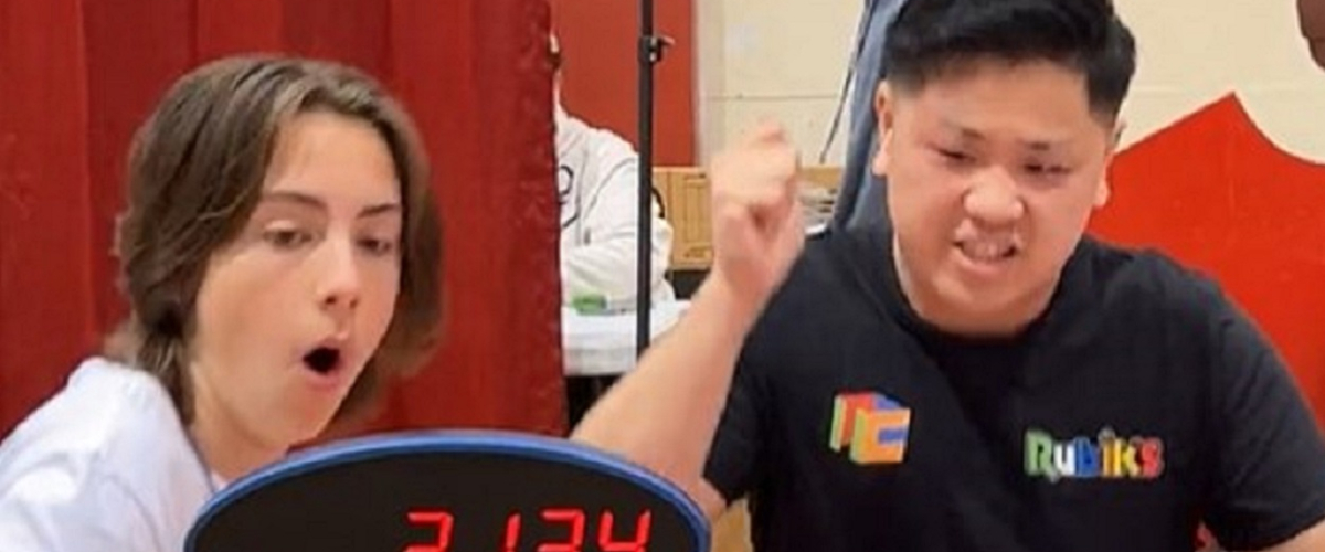 Max Park bate el recórd mundial del cubo de Rubik con 3,13 segundos