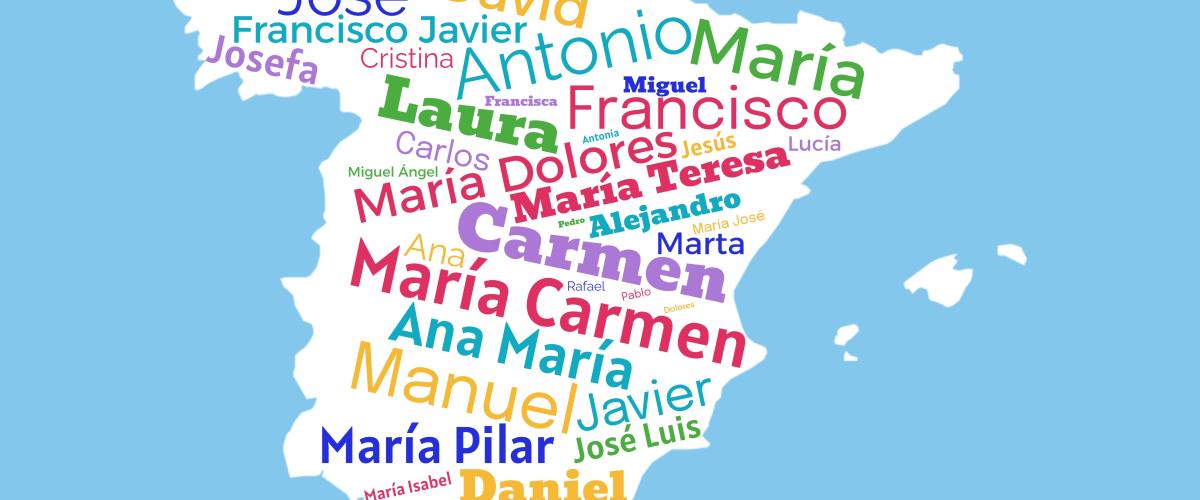 Los 40 nombres más comunes en España y su significado
