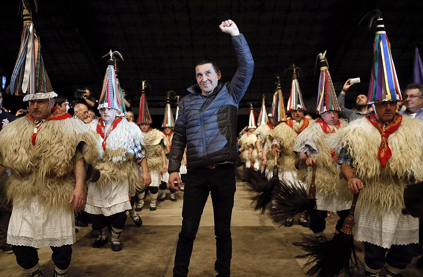 Para Otegi el camino hacia la independencia de Euskadi es "imparable"