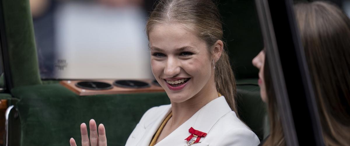 El vestido de Leonor para su fiesta privada en El Pardo