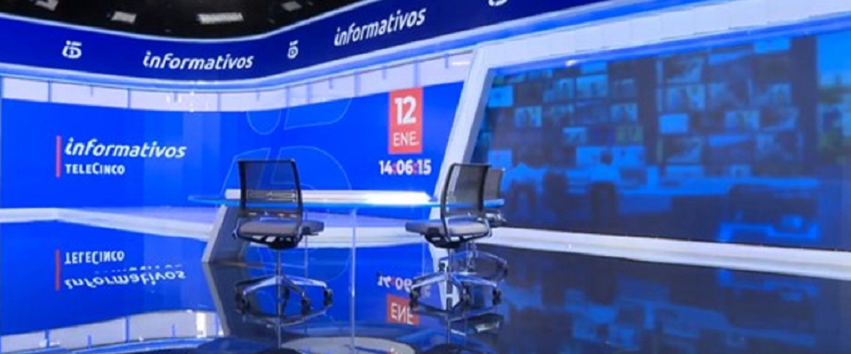 Así es el espectacular plató de 'Informativos Telecinco' al completo