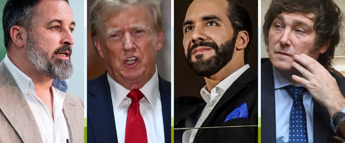 Abascal busca la foto con Trump, Milei y Bukele en el peor momento de Vox