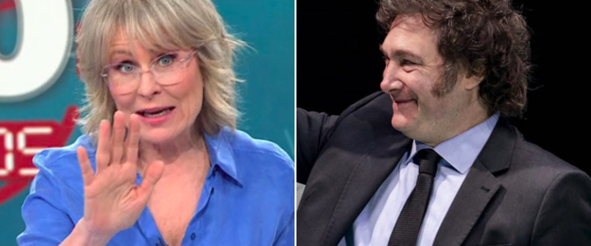 María Rey eleva el tono contra Milei en Telemadrid por el "casposo ...