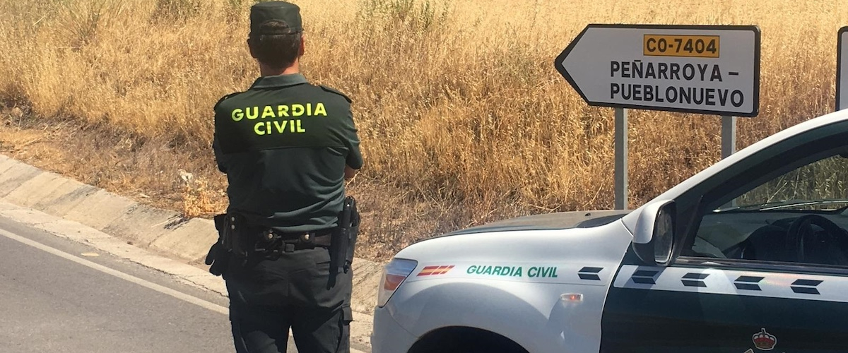 La Guardia Civil detiene a dos vecinos de Peñarroya-Pueblonuevo por robo de joyas