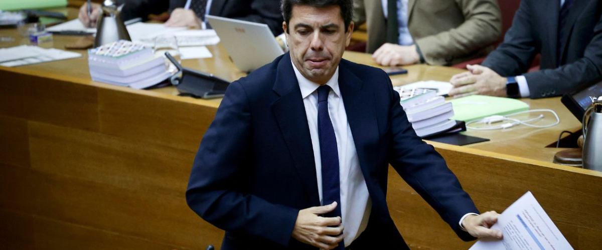 Los datos económicos de Mazón, más allá de la DANA: "Si es incapaz, que ...