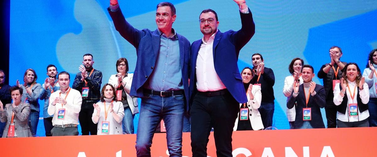 Sánchez y Barbón se unen para “llevar a España y Asturias a su mejor ...