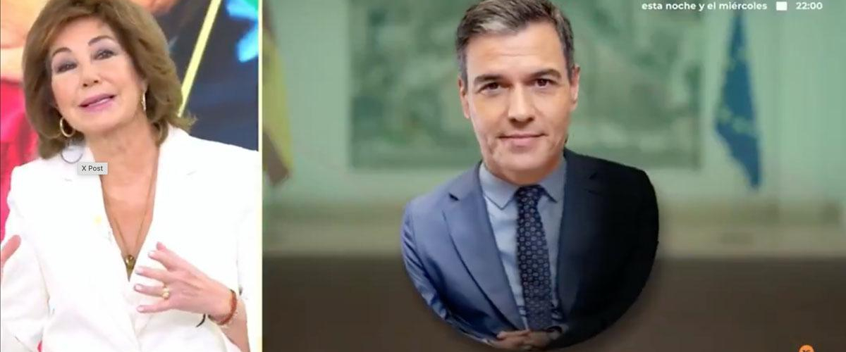 Ana Rosa carga contra el PSOE y señala al Trump español en un editorial ...