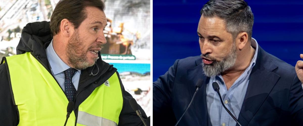 Óscar Puente muestra el rídiculo de Santiago Abascal: "Acomplejado de ...