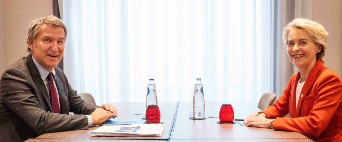 Feijóo se cita con Von der Leyen para reforzar su compromiso con Europa ...