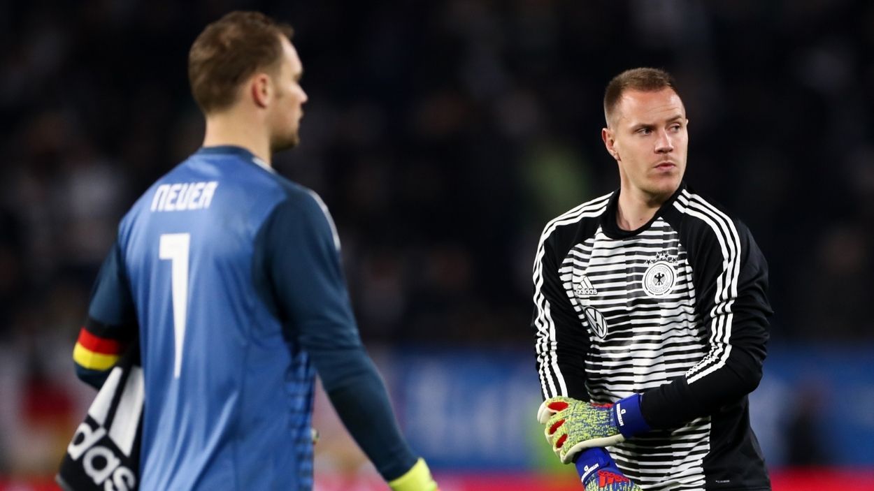 Los porteros alemanes, Manuel Neuer y Marc André Ter Stegen. EP