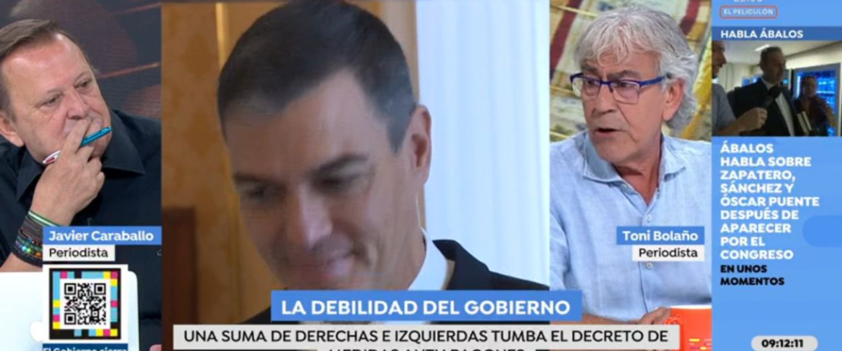 "Ajo y agua": Toni Bolaño, rotundo con Caraballo por sus críticas a la ...