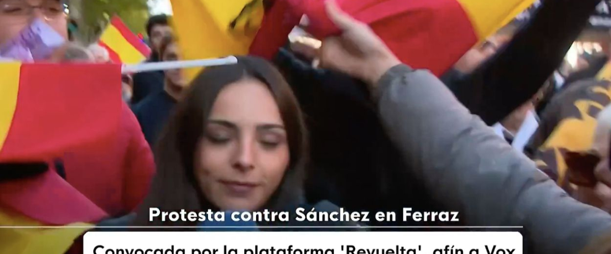 Acoso a una periodista de TVE en la manifestación de los cachorros de ...