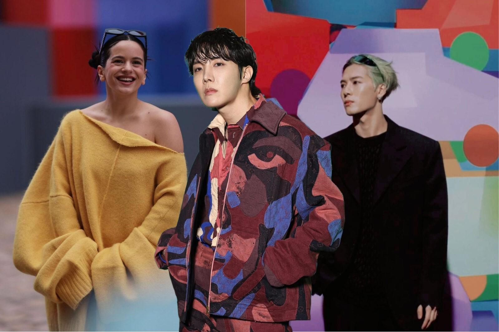 Rosalía, JHope y Jackson Wang rompen la escena en el desfile de Louis ...