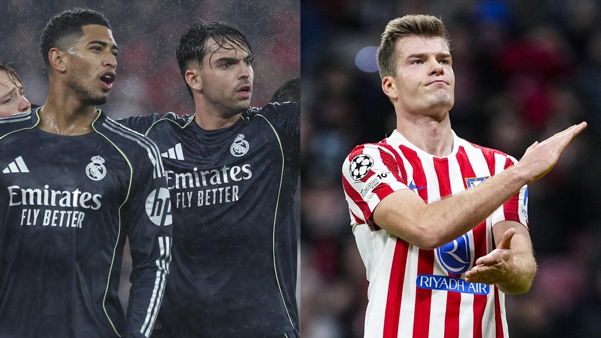 Real Madrid y Atlético afrontan cruces clave en la Champions League