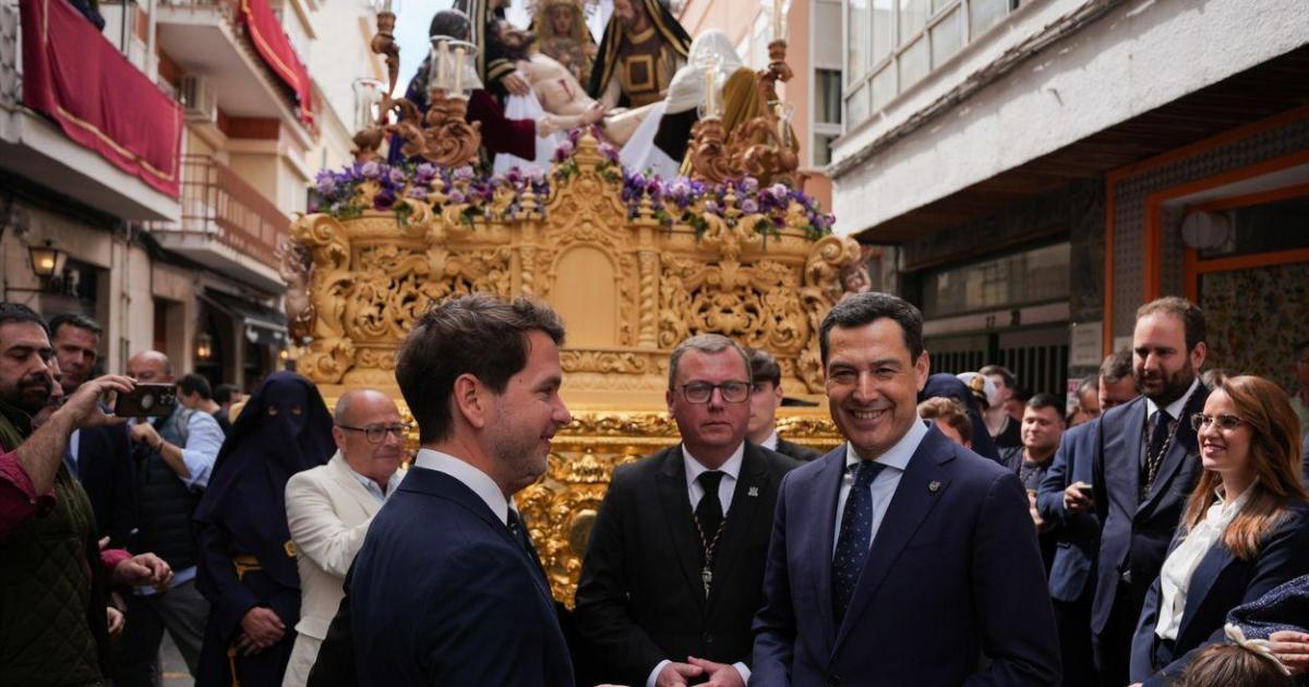 La Semana Santa borra a Moreno Bonilla de la Feria de Sevilla