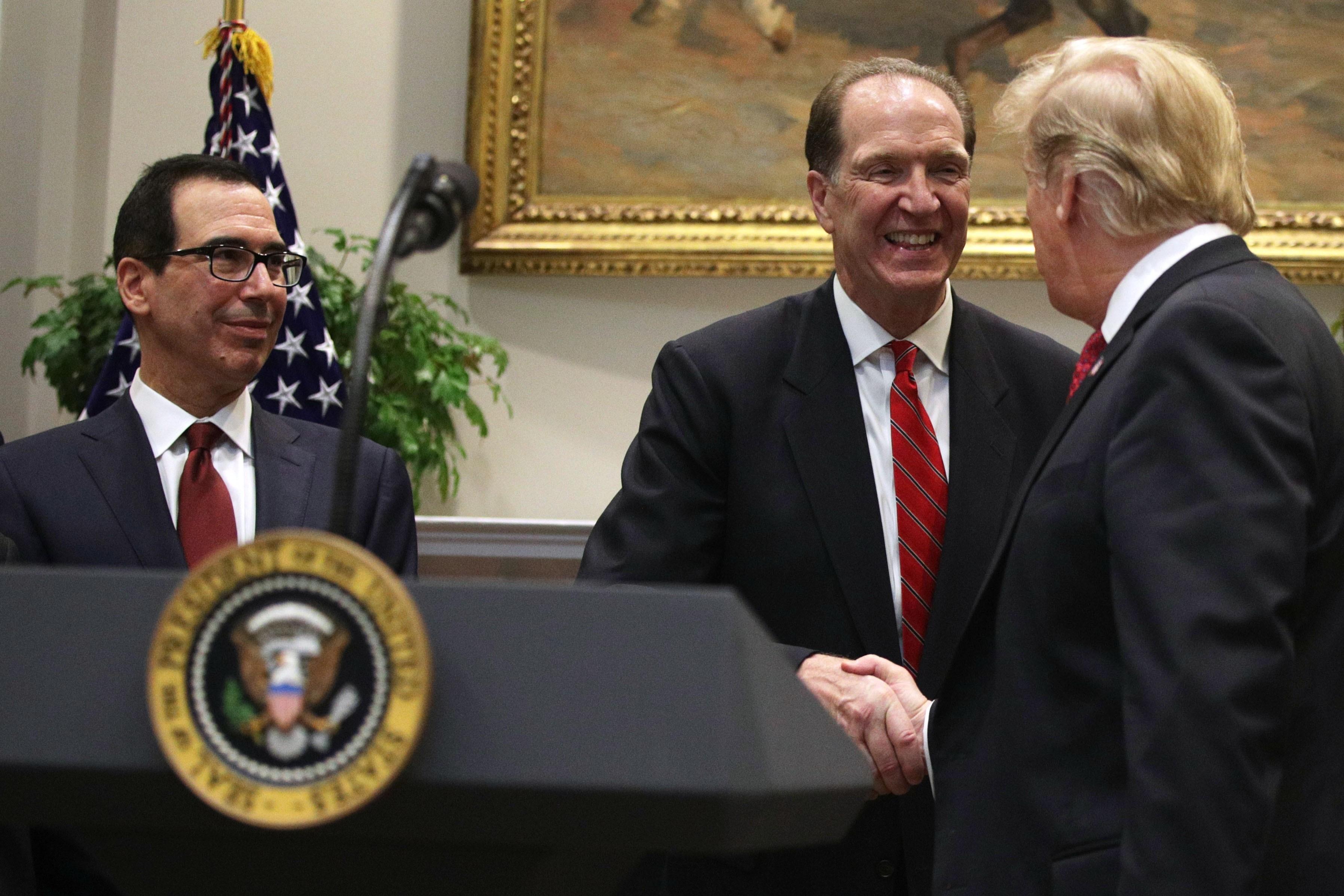 El estadounidense David Malpass, único candidato a presidir el Banco ...