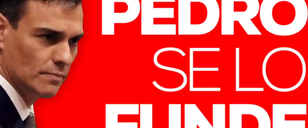 Nuevo vídeo del PP contra el PSOE: "Sánchez se lo funde"