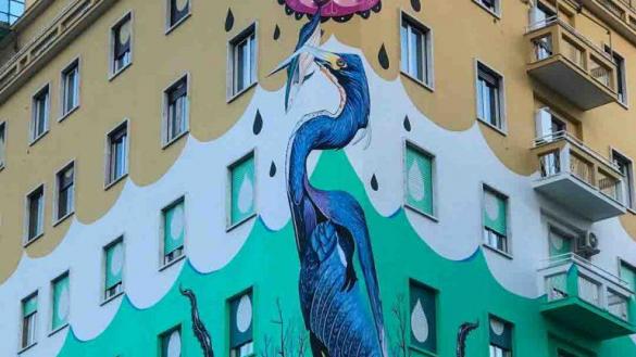 El grafiti más grande de Europa absorbe la contaminación