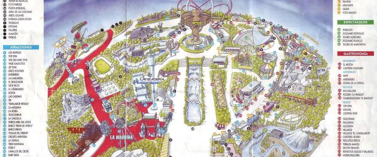 Atracciones antiguas parque de atracciones madrid | Oldtravelbag.com