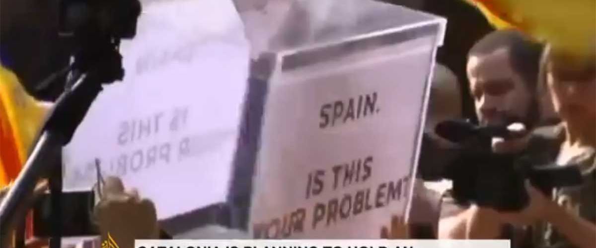 La imagen que da la vuelta al mundo: "España, ¿es este vuestro problema?"
