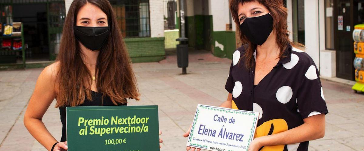 La sevillana Elena Álvarez gana el Premio al SuperVecino/...
